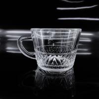 China Set of 6Pcs Modern Glass Tea Cup Shatter resistant Durable Designed for Comfortable Drinking Experience and Easy Cleaning for sale