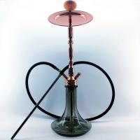 China Customized Hookah Accessories Cylinder Big Hookah Glass Bottle for sale