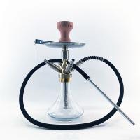 China Mini Cylindrical Hookah Glass Bottle German Hookah Premium Glass 0583Y for sale
