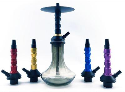China Customizable Hookah Transparent Glass Bottle Fashion Design For Smoking for sale