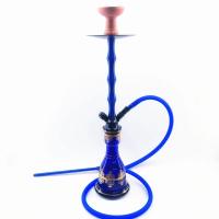 China Big Size Glass Traditional Arabic Hookah , Traditional Hookah Shisha Round Base for sale