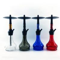China European Style Hookah Glass Base Push On Type Height 19cm Crystal Clear for sale