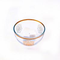 China 0.25L Glass Candy Bowls Round Clear Glass Candy Crystal Bowl for sale