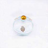 China 0.25L Glass Candy Bowls Round Clear Glass Candy Crystal Bowl for sale