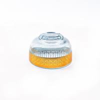 China Customized Glass Candy Bowls 230g Crystal Candy Bowl With Lid for sale