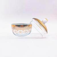 China Special Design Modern Glass Candy Bowls 10.8cm Depth Elegant For Home for sale