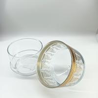 China Home Premium Clear Glass Candy Bowls Elegant Exquisite Look 11.8cm Depth for sale