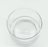 China Home Premium Clear Glass Candy Bowls Elegant Exquisite Look 11.8cm Depth for sale