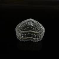 China 46ml Capacity Heart Shape Transparent Glass Candy Bowl for Dessert Table and Candy Station for sale