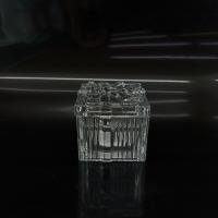 China Small Clear Square Glass Bowls , Candy Glass Bowls For Candy Presentation for sale