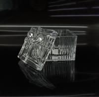 China Small Clear Square Glass Bowls , Candy Glass Bowls For Candy Presentation for sale