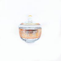 China Modern Sugar Bowl Crystal Glass Heat Resistant Small Clear Sugar Bowl for sale