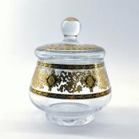China Clear Sugar Glass Bowls 300ml Capacity Modern Kitchen Sugar Bowl Glass for sale