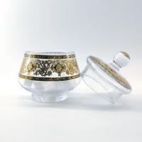 China Clear Sugar Glass Bowls 300ml Capacity Modern Kitchen Sugar Bowl Glass for sale