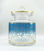 China Stylish Tableware Glass Sugar Bowls Functional For Storing Displaying for sale