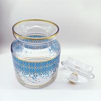 China Stylish Tableware Glass Sugar Bowls Functional For Storing Displaying for sale