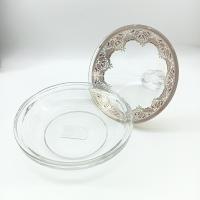 China Clear Glass Sugar Bowls Classic Pointed Top Sugar Pot 350g for sale