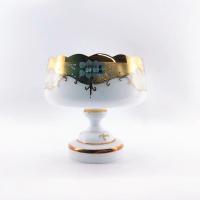 China Handmade Bohemian Glass Bowls , Unique Decorative Glass Serving Bowls OEM ODM for sale