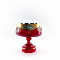 China Handmade Bohemian Glass Bowls , Unique Decorative Glass Serving Bowls OEM ODM for sale