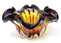 China Handmade Glass Fruit Bowls Smooth Surface Transparent Glass Bowl Lightweight for sale
