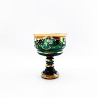 China Large Glass Fruit Tableware Lightweight Eye Catching Pattern Handmade Glass Bowls for sale