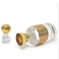China Elegant Arabic Transparent Glass Perfume Bottles Handmade 200ml-300ml Options for sale