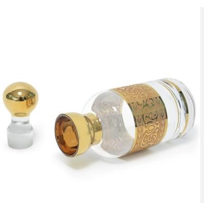 China Elegant Arabic Transparent Glass Perfume Bottles Handmade 200ml-300ml Options for sale