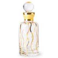 China Elegant Round Handmade Glass Perfume Bottles 200ml-300ml  Stylish Middle Eastern Design for sale