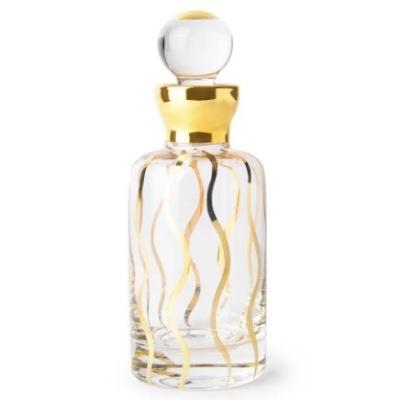 China Elegant Round Handmade Glass Perfume Bottles 200ml-300ml  Stylish Middle Eastern Design for sale