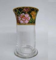 China Handcrafted Glass Arabic Incense Burner With Traditional Middle Eastern Design for sale