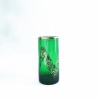 China Elegant Glass Jug Set , Green Glass Jug And Tumbler Set with six glasses / a jug crafted for sale