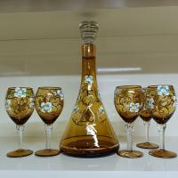 China Glass Jug Set Heat Resistant Glass Pitchers Perfect for Serving Tea and Refreshments in Restaurants for sale