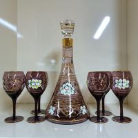 China Glass Jug Set Heat Resistant Glass Pitchers Perfect for Serving Tea and Refreshments in Restaurants for sale