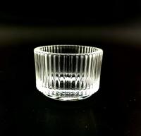 China Decorative Modern Glass Candle Holders Detachable Glass Candlestick Holder for sale