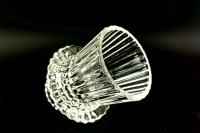 China Easy Clean Clear Glass Candle Holders For Elegant Home Decor for sale