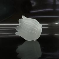 China 6 Piece Home Glass Lotus Candle Holder , Cylinder Glass Votive Candle Holders for sale
