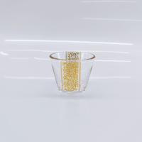 China 18 PCS Glass Cup Sets Tea Drinking Glass Mug And Saucer Suitable For Middle Eastern Style Tea And Coffee Enjoyment for sale