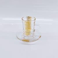 China Glass Cup Sets Durable Eco Friendly Glass Tea Coffee Mug Set with Multiple Sizes and Elegant Designs for Various Drinks for sale