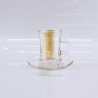 China Glass Cup Sets Durable Eco Friendly Glass Tea Coffee Mug Set with Multiple Sizes and Elegant Designs for Various Drinks for sale