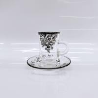 China Durable Glass Cup Sets Featuring Classic Pattern Suitable for Hot and Iced Beverages Ideal for Home and Office for sale