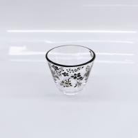 China Classic set of 6 Glass Coffee Cups made from durable non toxic glass with crystal clear transparency perfect for everyday coffee serving needs for sale