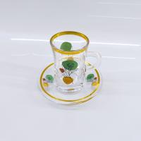 China Complete elegant glass cup sets perfect for serving tea coffee and other beverages in any environment for sale