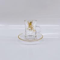 China Home / Office Classic Glass Cup Set 90ML 3.04oz Lead Free Crystal for sale