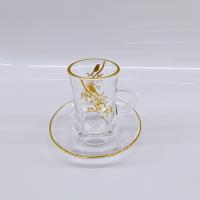 China Home / Office Classic Glass Cup Set 90ML 3.04oz Lead Free Crystal for sale