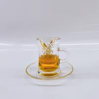 China Elegant Glass Cup Sets with classic styling suitable for serving hot and cold drinks in homes and professional spaces for sale