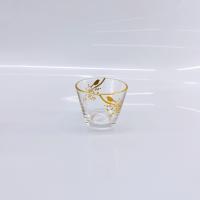 China Lead Free Crystal Glass Coffee Cups 60ml Easy Stacking Glass Cups for sale