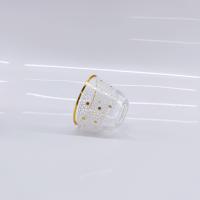 China 65ml 2.2oz Decorative Glass Cups , Elegant Glass CAWA Cup Set for sale