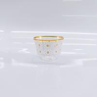 China 65ml 2.2oz Decorative Glass Cups , Elegant Glass CAWA Cup Set for sale