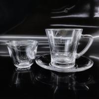 China Glass Clear Glass Tea Cup 36pcs Set 12pcs Turkish Cups 12pcs Saucers 12pcs Cawa Cups Crafted for Tea Enthusiasts and Professionals for sale