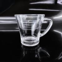 China Dishwasher Safe 6 Pieces per Set Turkish Cups Elegant Glass Tea Cup Stylish Clear Glass Design Perfect for Home Office and Cafe for sale